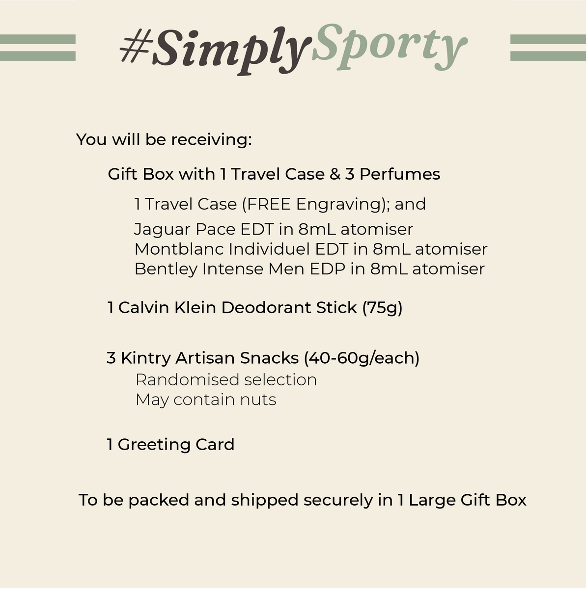 Bundle Box - Simply Sporty | Scentses + Co